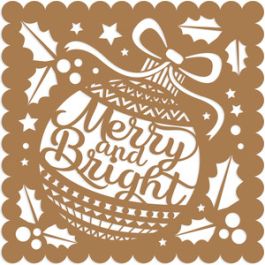 merry & bright card front|278162