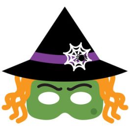 witch halloween mask|278249