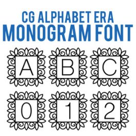cg alphabet monogram era