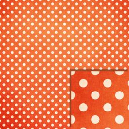 halloween orange polka dot background paper