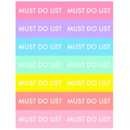 must do list header stickers
