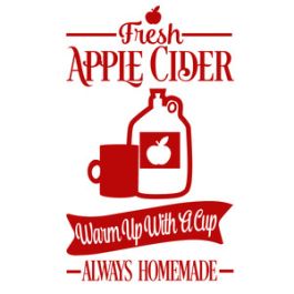 apple cider sign
