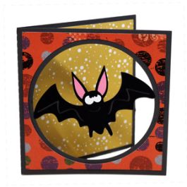 bat circle card