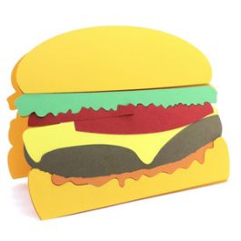 hamburger card