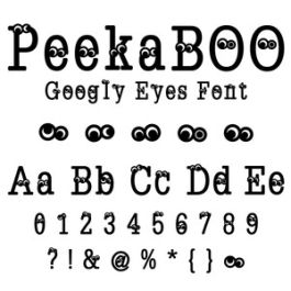 peekaboo font