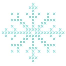 cross stitch snowflake