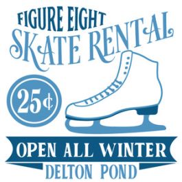 skate rental sign