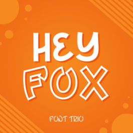 hey fox font trio