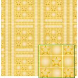 gold tile pattern