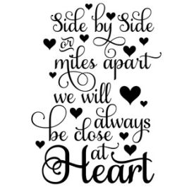 This Is Our Love Story Heart Quote