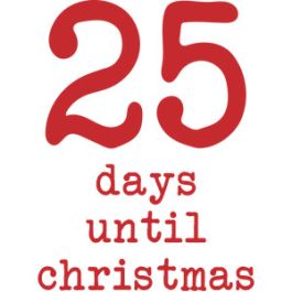 25 days until christmas