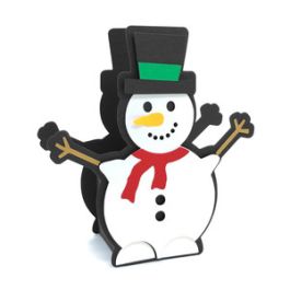 3d christmas snowman box