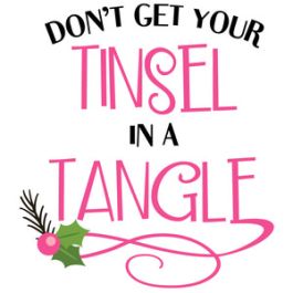 tinsel in a tangle
