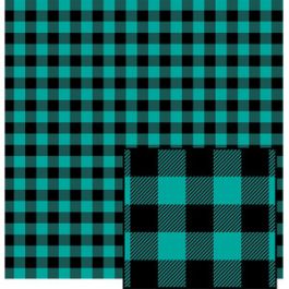 teal buffalo plaid pattern