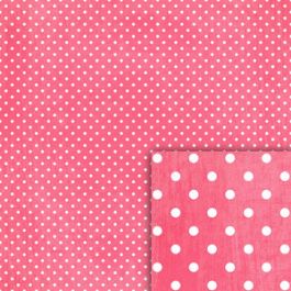 pink polka dot background paper