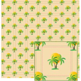 palm trees pattern