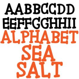 pn alphabet sea salt