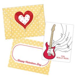 valentine card - you really rock