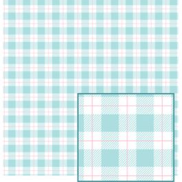 blue pastel buffalo plaid pattern