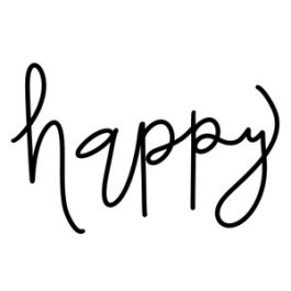happy word art