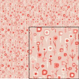 ditsy pink flower pattern