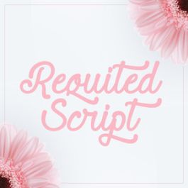 requited script font