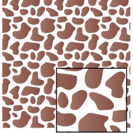 brown and white cowhide pattern