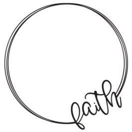 faith circle frame
