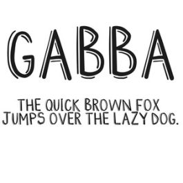 cg gabba font