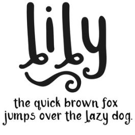 cg lily font