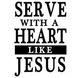 serve heart like jesus