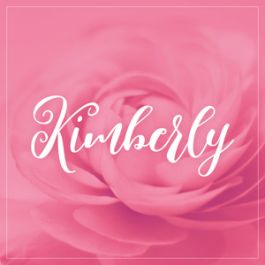 kimberly script font