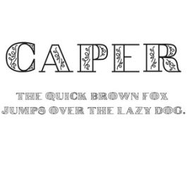 cg caper font