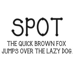 cg spot font