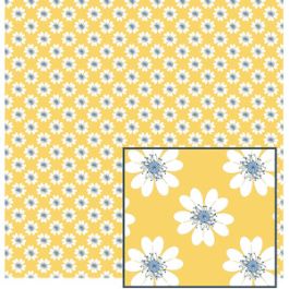 flowers on cream pattern