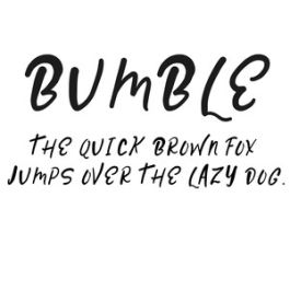 cg bumble font