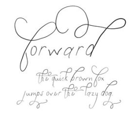 cg forward font