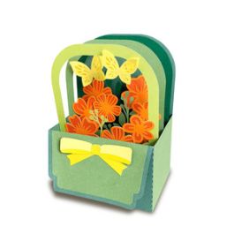 flower garden box card|291605
