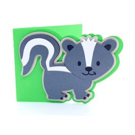 baby skunk card
