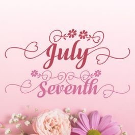 july seventh italic