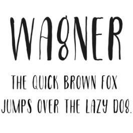 cg wagner font