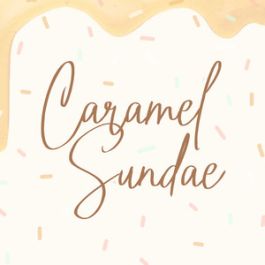caramel sundae font