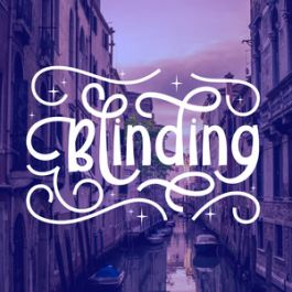 blinding font
