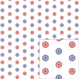 red and blue dot pattern