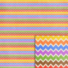 rainbow chevron background paper