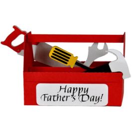 dad's toolbox card in a box