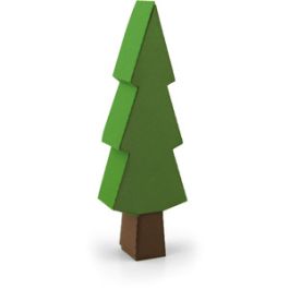 pine tree shaped box