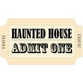 haunted house ticket