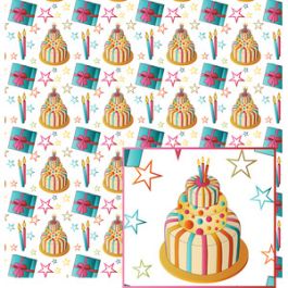 birthday cake pattern
