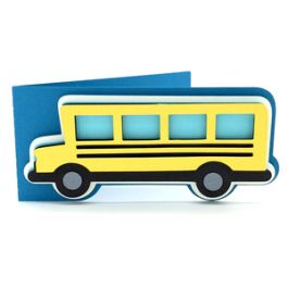 school bus card